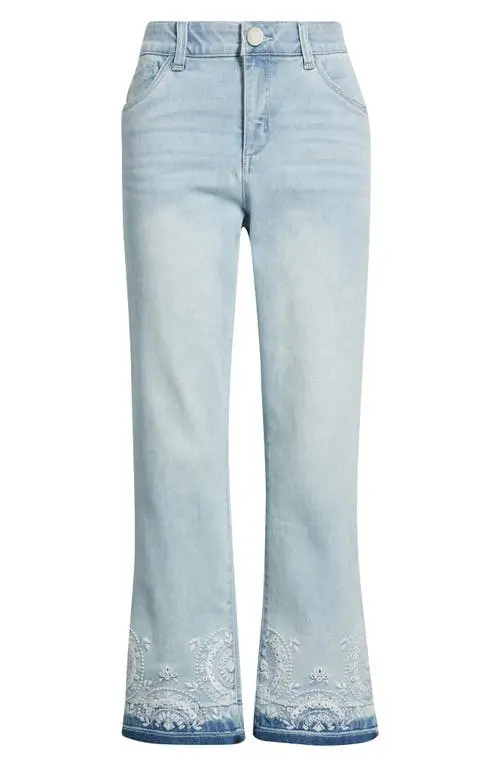 Wit & Wisdom High Waist Ankle Bootcut Jeans - Powder Blue Artisanal