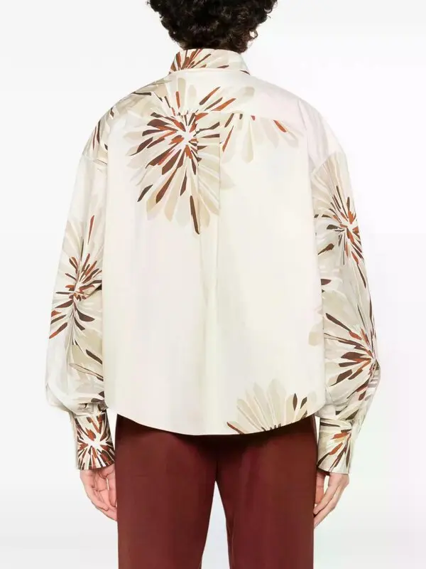 Brunello Cucinelli Floral Print Shirt
