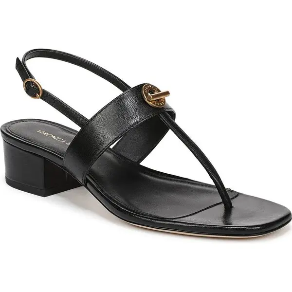 Veronica Beard Andie Slingback Sandal - Black