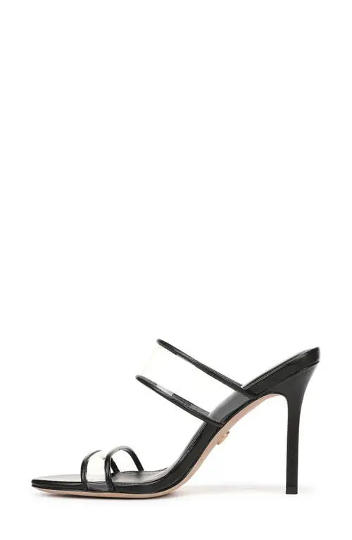 Veronica Beard Asha Stiletto Sandals - Clear/black