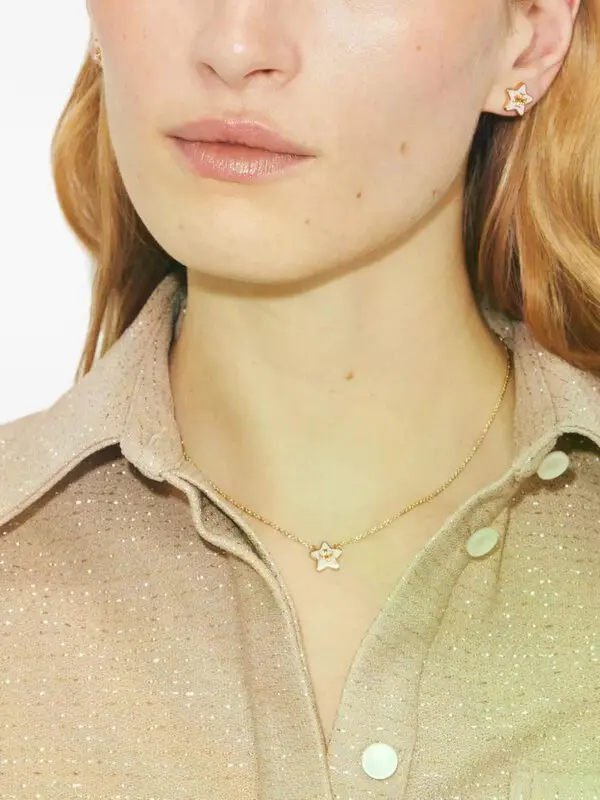 Tory Burch Forget Me Not Star Pendant Necklace
