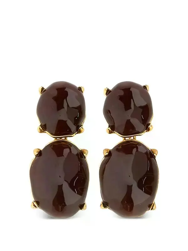 Saint Laurent Metal Earrings - Gold