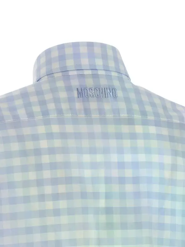 Moschino Heart Vichy Shirt - Blue