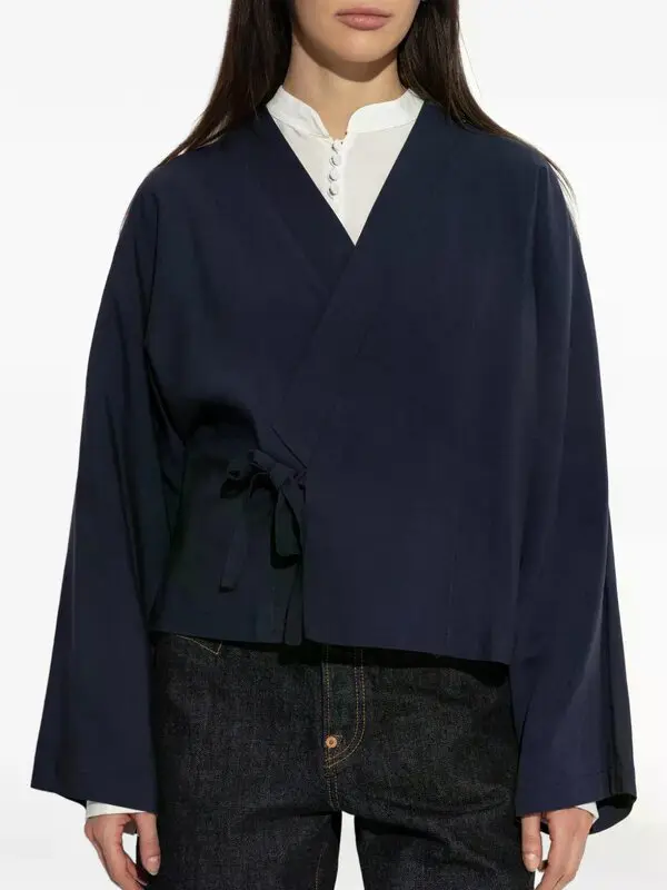 Kenzo Tie-waist Kimono - Blue