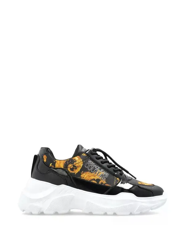Versace Barocco Sneakers - Black