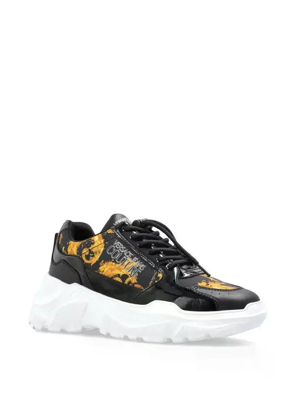 Versace Barocco Sneakers - Black
