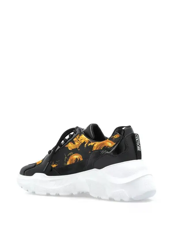 Versace Barocco Sneakers - Black