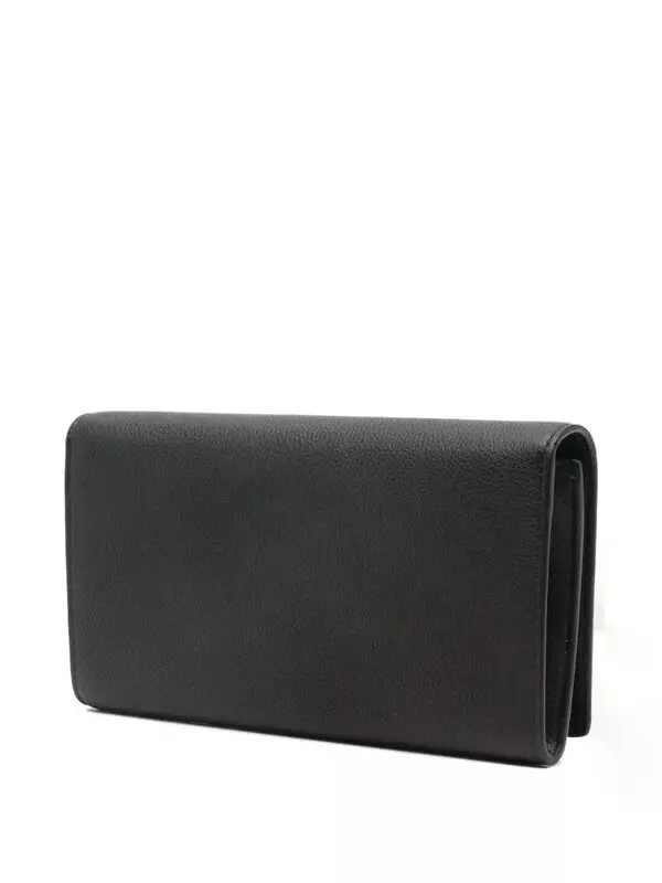 Santoni Leather Wallet - Black