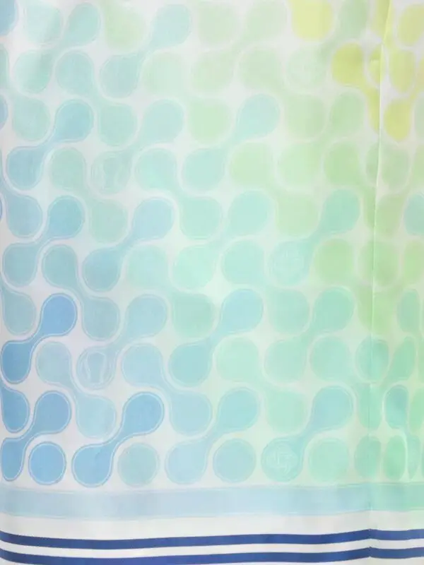Casablanca Patterned Shorts - Blue