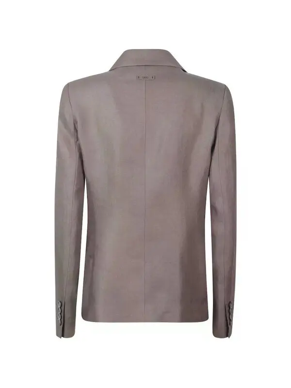 Peserico Peaked-lapel Double-breasted Blazer - Brown