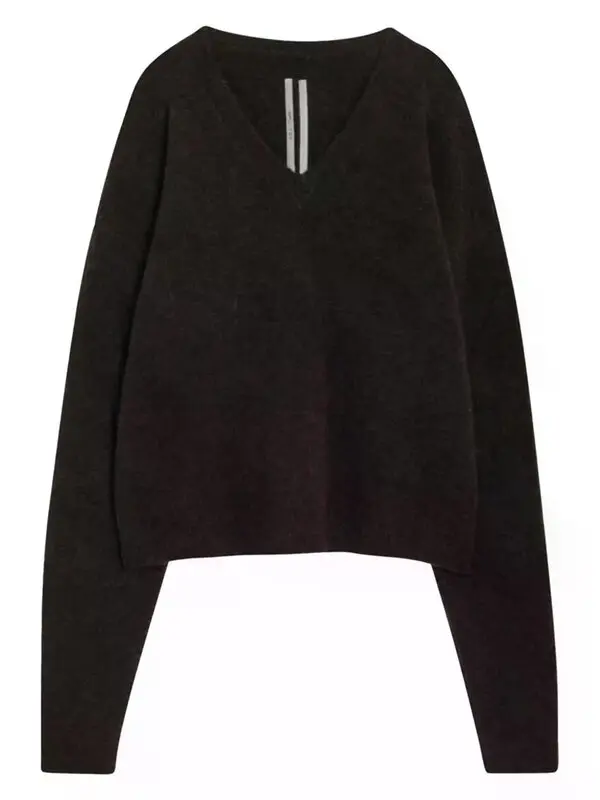 Rick Owens V-neck Wool Sweater
