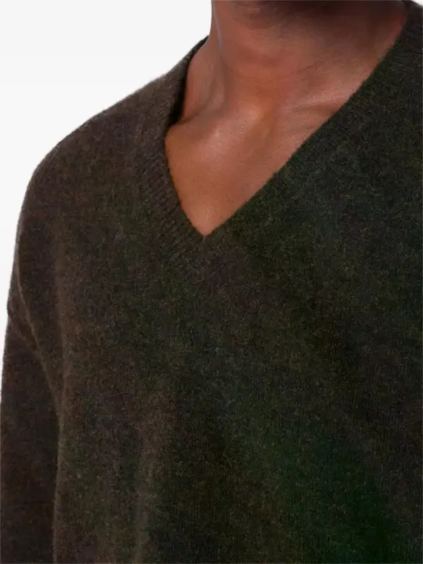 Rick Owens V-neck Wool Sweater