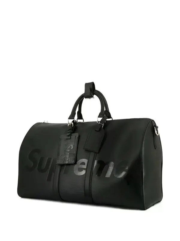 LOUIS VUITTON X Supreme Keepall Travel Bag - Black