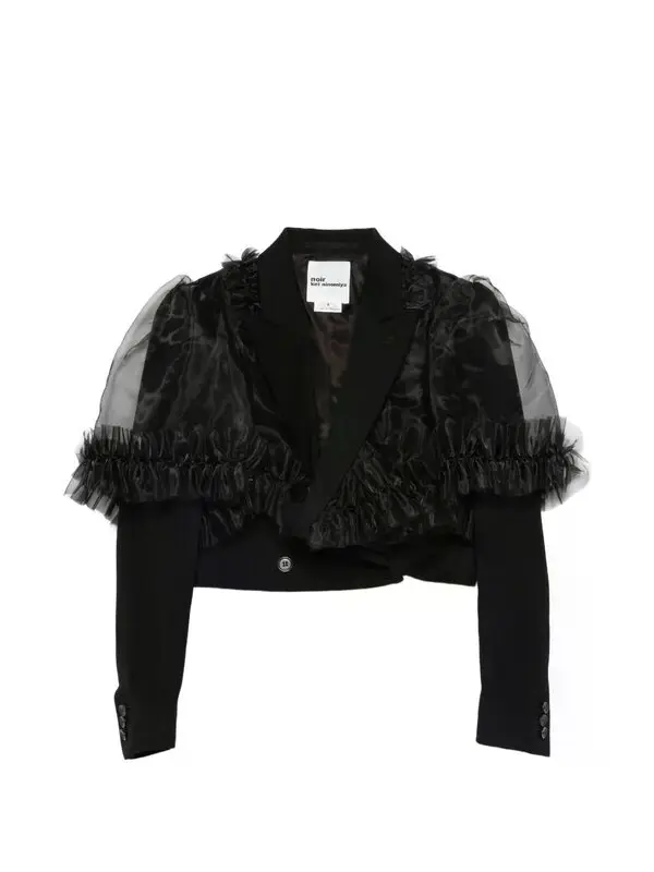 Noir Kei Ninomiya Ruffled Cropped Jacket