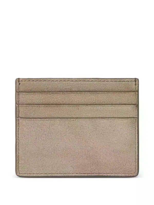 Brunello Cucinelli Suede Card Holder - Neutrals