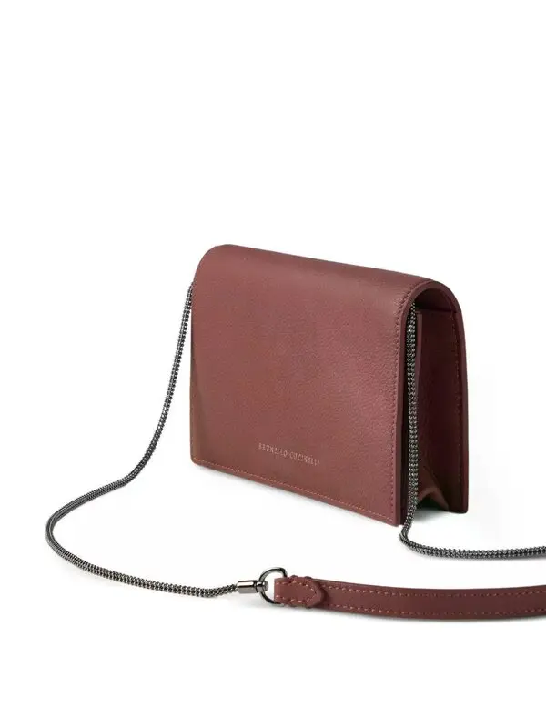 Brunello Cucinelli Leather Chain Wallet
