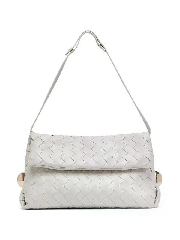 Liu Jo Medium Woven Riccy Bag - White