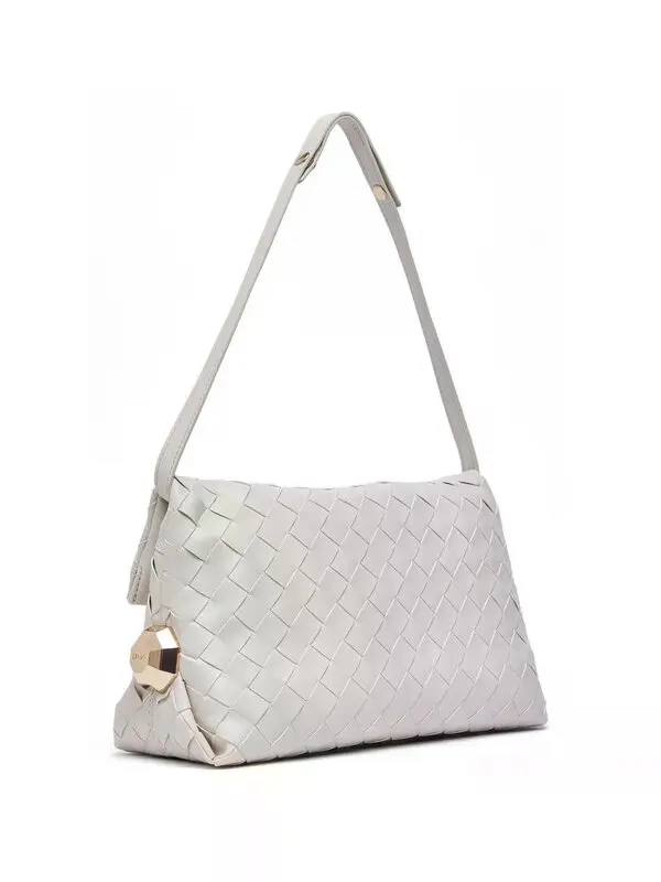 Liu Jo Medium Woven Riccy Bag - White