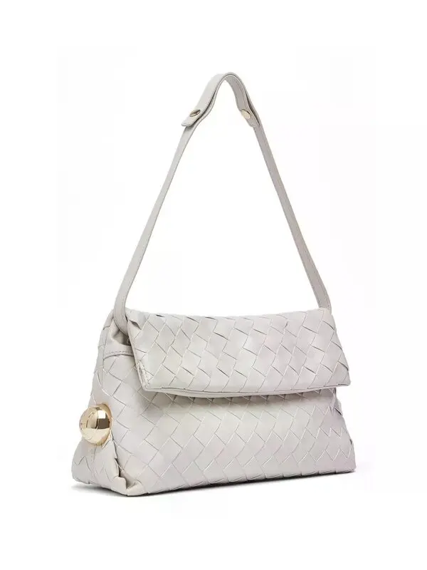 Liu Jo Medium Woven Riccy Bag - White