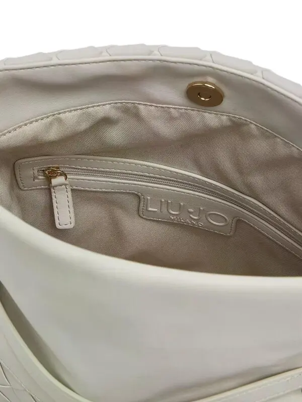 Liu Jo Medium Woven Riccy Bag - White