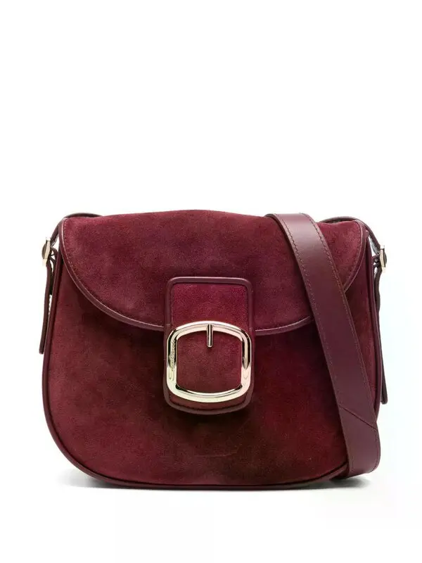 Santoni Buckled Leather Shoulder Bag