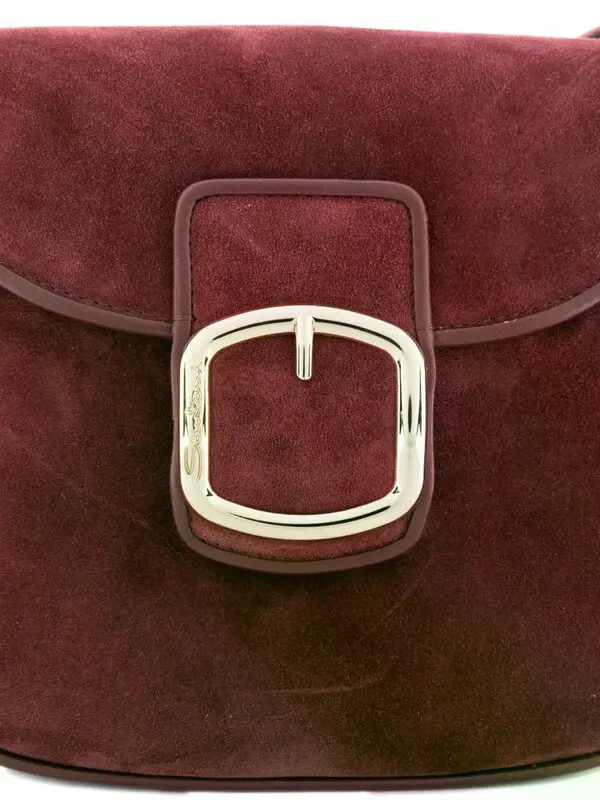 Santoni Buckled Leather Shoulder Bag