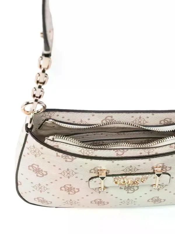 Guess Logo-pattern Chain Shoulder Bag