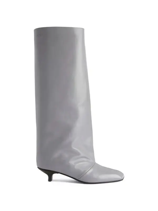 Vicini Square-toe Tube Knee-high Boots