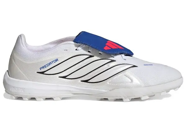 Adidas Predator League Foldover Tongue Turf - Cloud White/zero Metalic/royal Blue