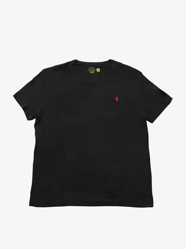 Polo Ralph Lauren Shortsleeve Jersey Knit Crewneck Sweat-shirt T-shirt - Black