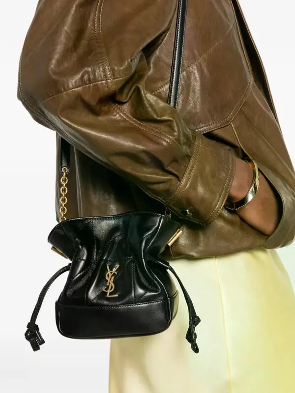 Saint Laurent Mini Jamie Quilted Shoulder Bag - Black