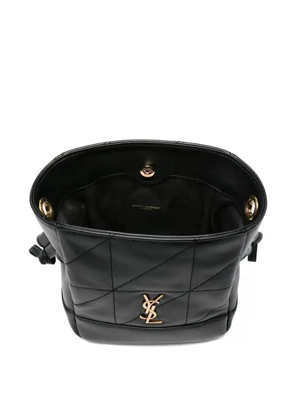 Saint Laurent Mini Jamie Quilted Shoulder Bag - Black