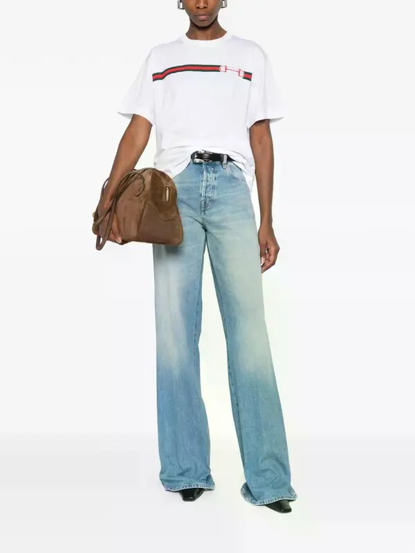 Gucci Horsebit Web-stripe T-shirt