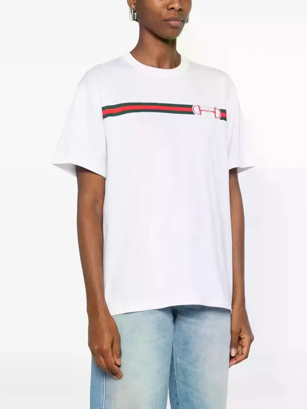 Gucci Horsebit Web-stripe T-shirt