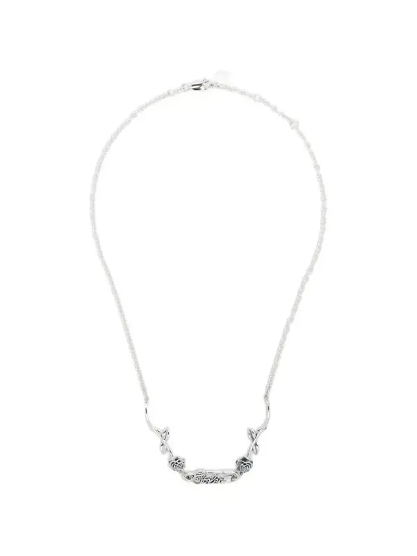STOLEN GIRLFRIENDS CLUB Rose-pin Necklace - Silver