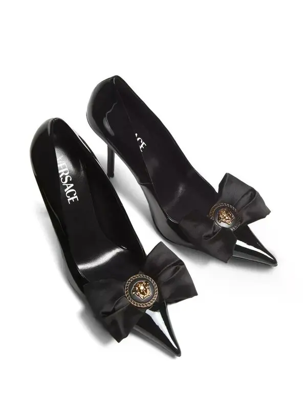 Versace Bow Medallion Pumps