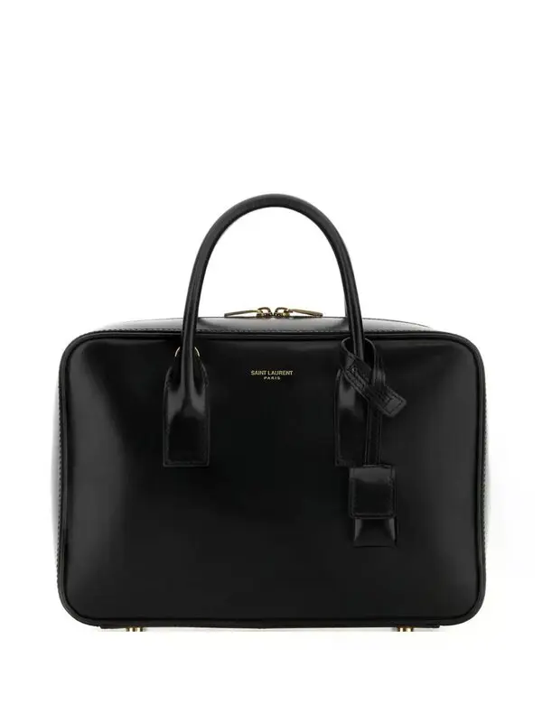 Saint Laurent Sac De Jour Bauletto Leather Tote