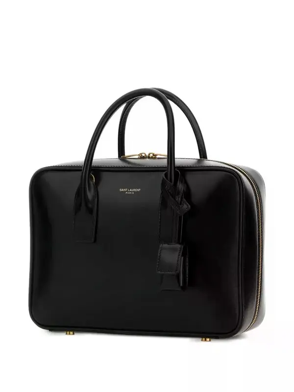 Saint Laurent Sac De Jour Bauletto Leather Tote