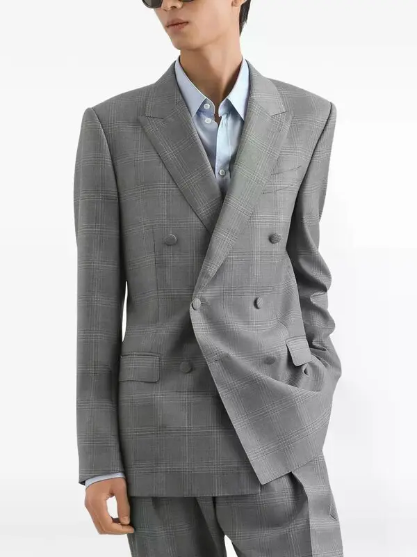Dolce & Gabbana Checked Double-breasted Jacket