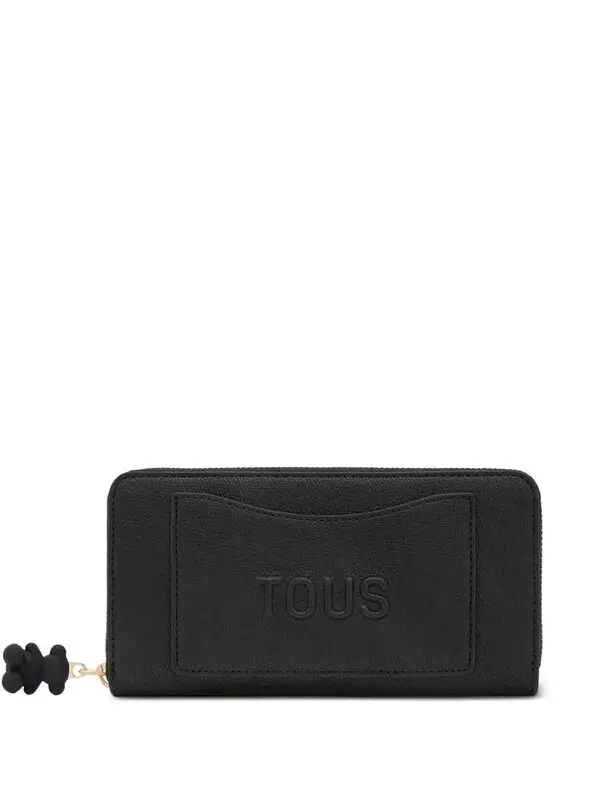 TOUS Back To Basics Zip Wallet - Black
