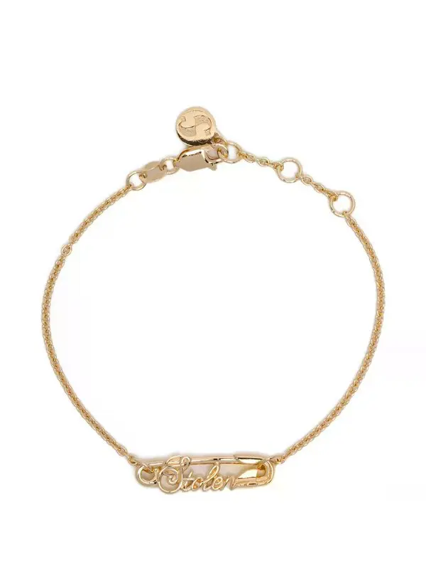 STOLEN GIRLFRIENDS CLUB Scripted-pin Bracelet - Gold