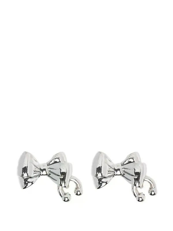 STOLEN GIRLFRIENDS CLUB Bow Pierced Earrings - Silver