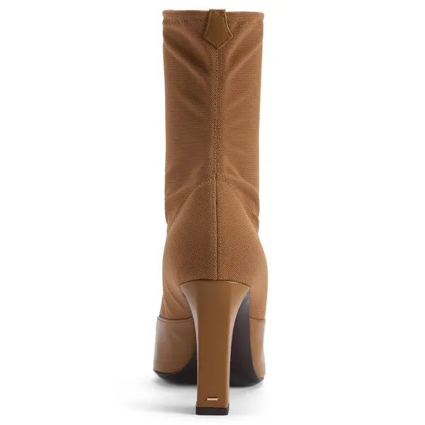 GIUSEPPE ZANOTTI Janie Tights 90 Booties - Light_brown
