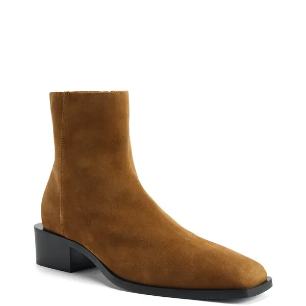 GIUSEPPE ZANOTTI Severus Suede Booties - Light_brown