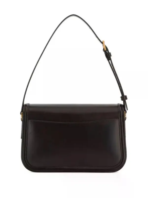 Saint Laurent Small Solferino Shoulder Bag With Logo - Brown