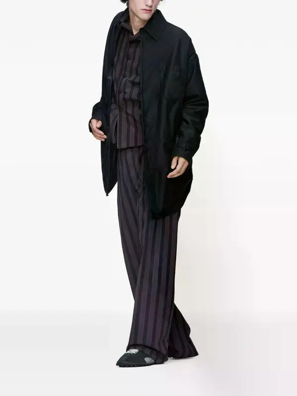 MAISON MARGIELA Striped Trousers - Grey