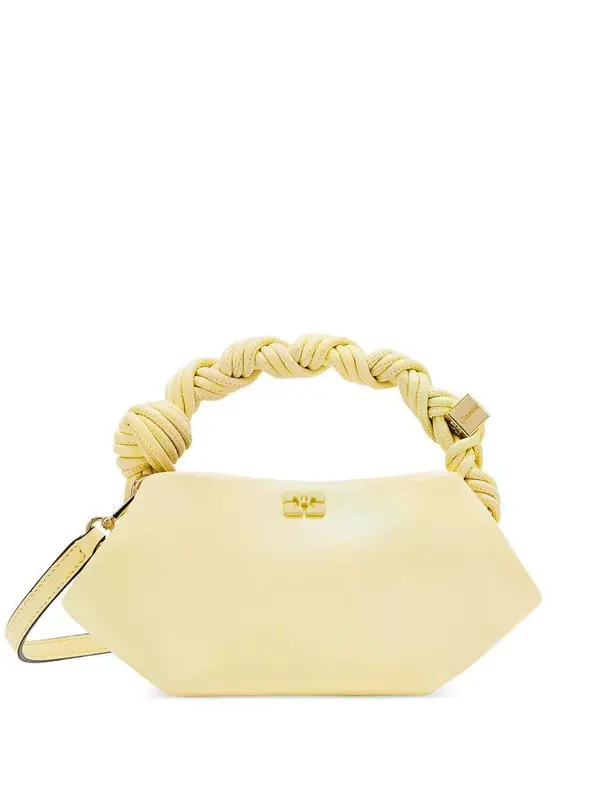 GANNI Braided-handle Satchel - Yellow
