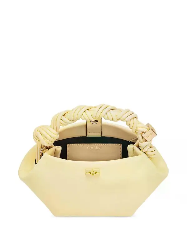 GANNI Braided-handle Satchel - Yellow