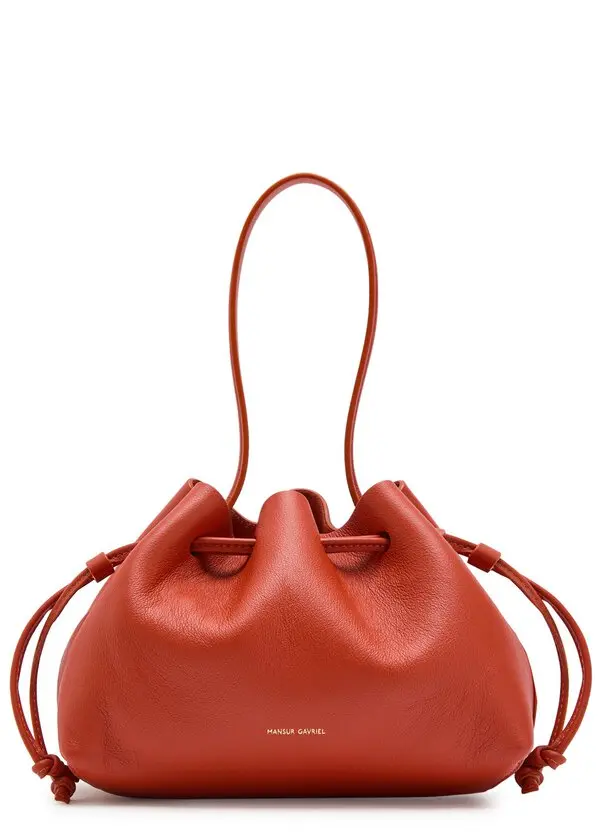 MANSUR GAVRIEL Drawstring Leather Pouch