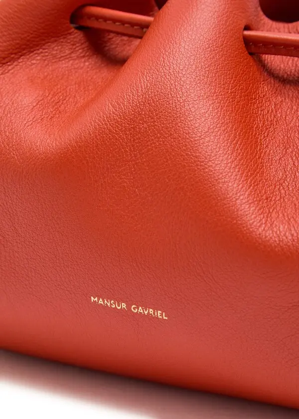 MANSUR GAVRIEL Drawstring Leather Pouch